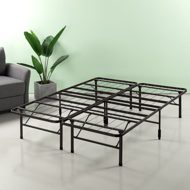 Alwyn Home Myra 14'' Folding Wire-Grid Bed Frame & Reviews | Wayfair