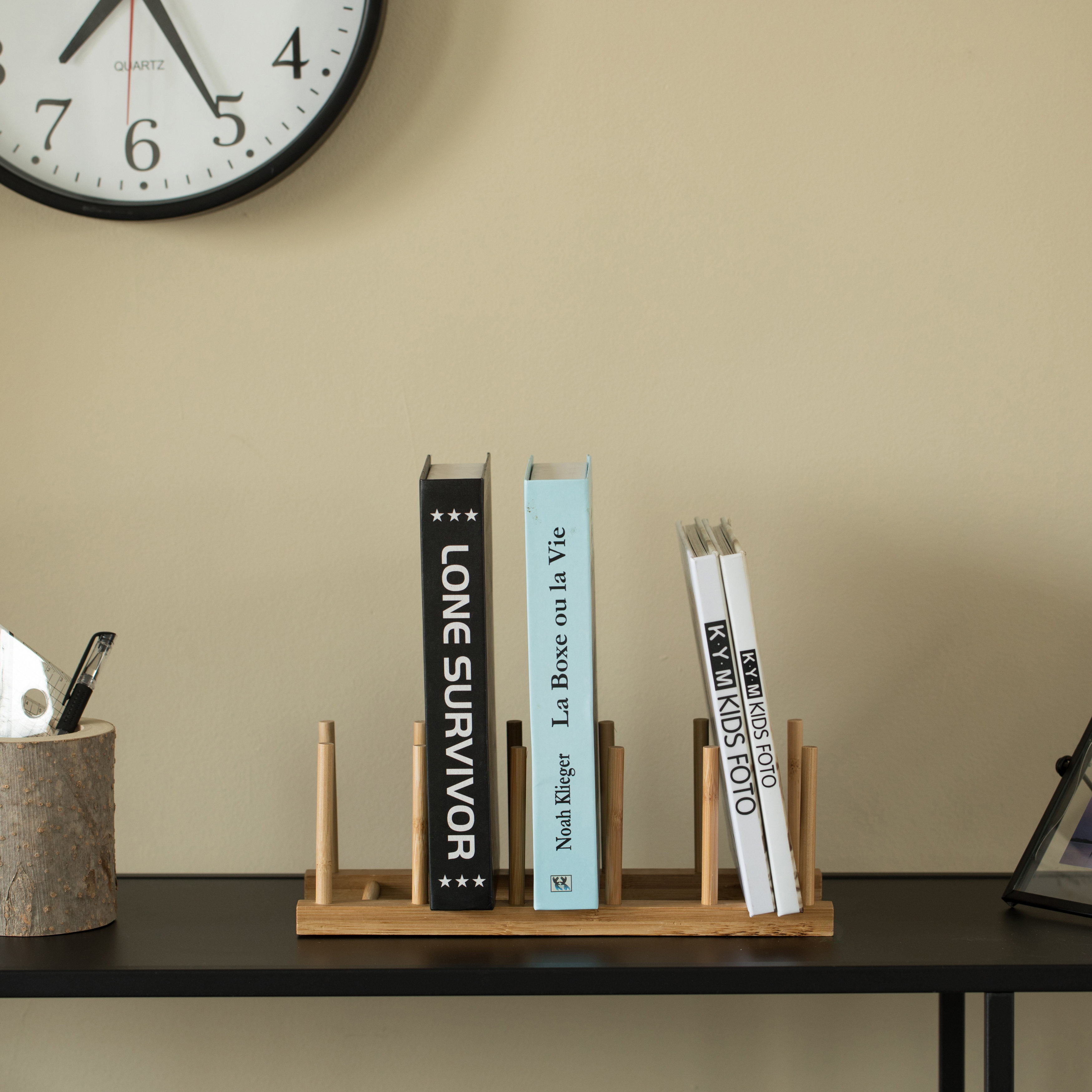 Rebrilliant Wood Disk Rack | Wayfair