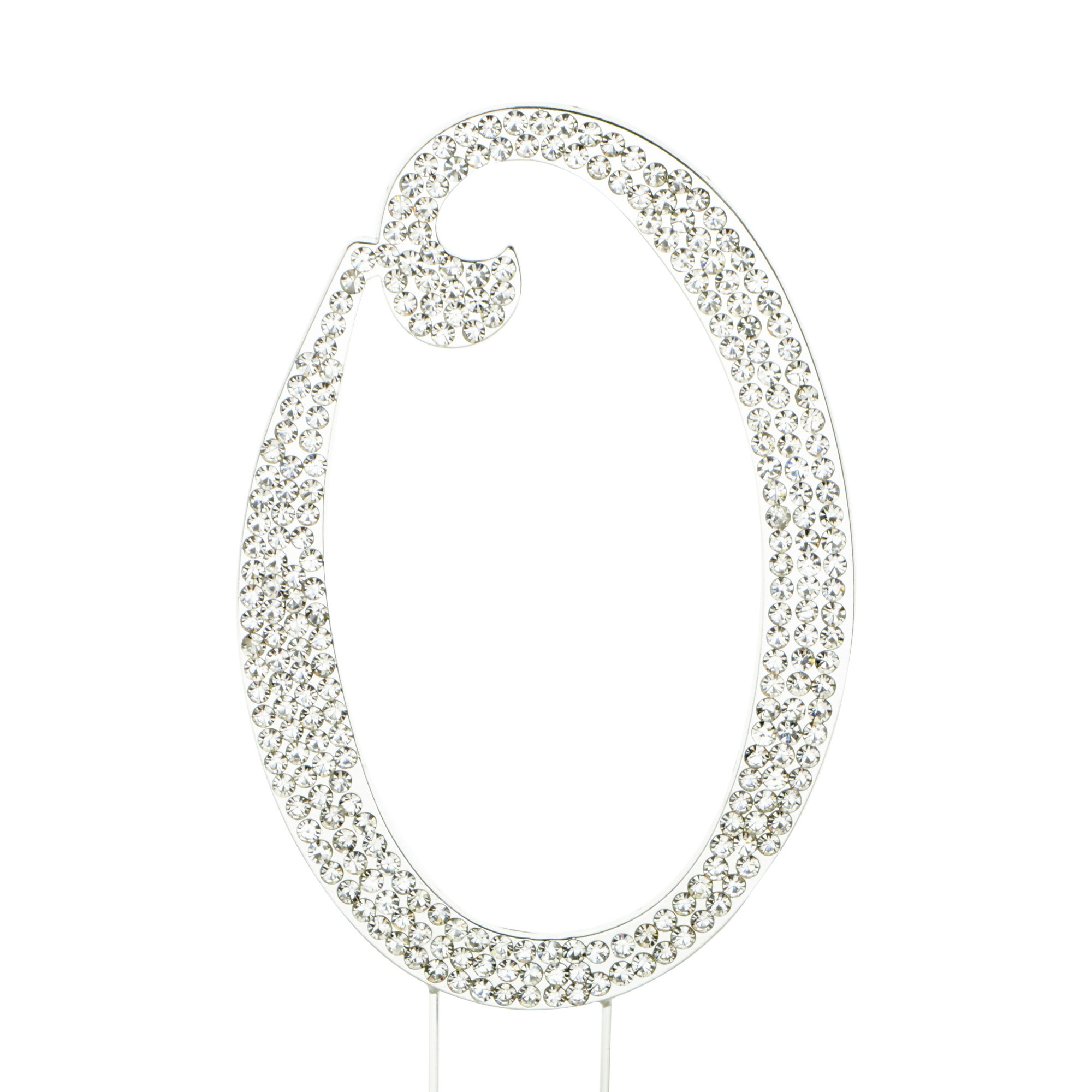 Bala "0" Rhinestone Cake Topper | Wayfair