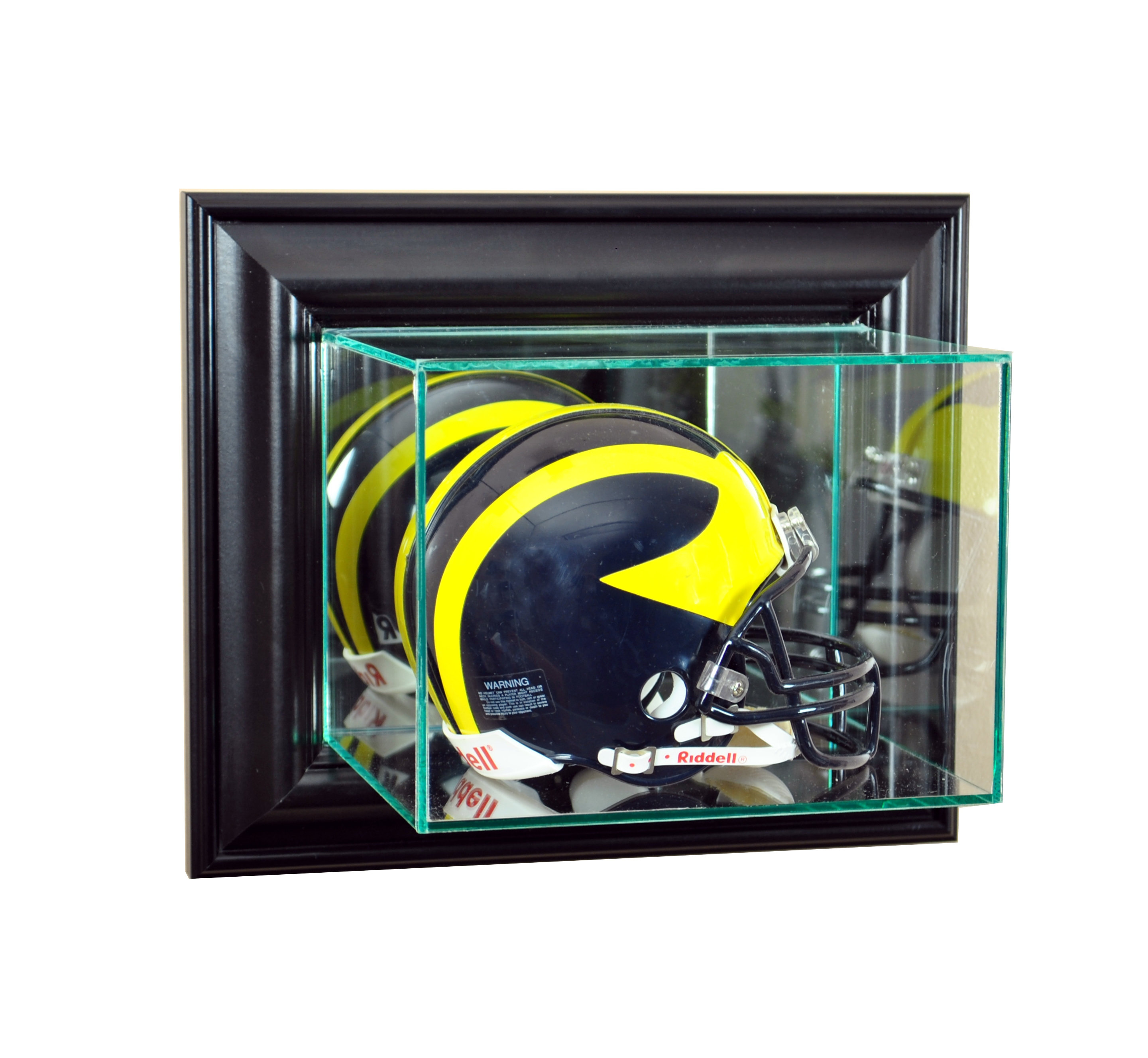 Perfect Cases And Frames 12'' x 6'' Glass Football Helmet Display Case ...