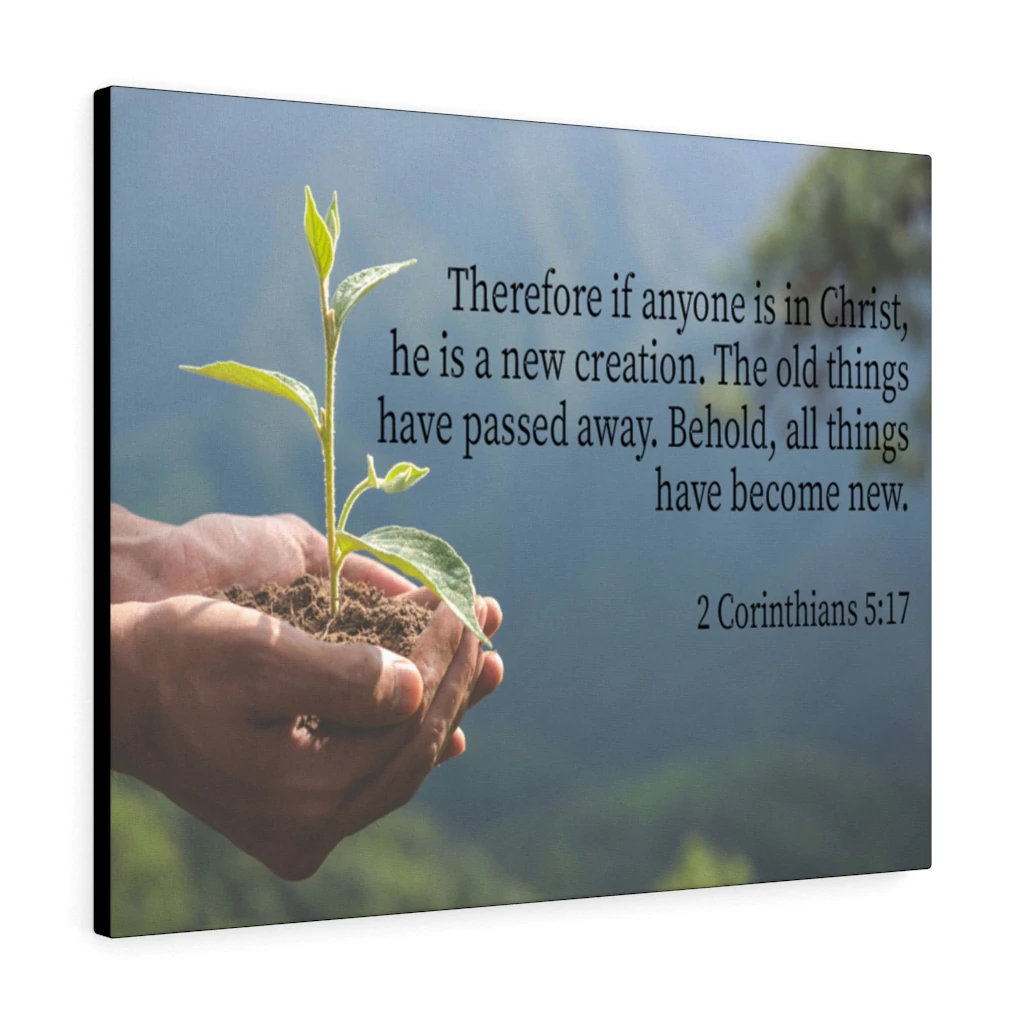 Trinx Anyone Is a New Creation 2 Corinthians 5:17 Christian Wall Art ...