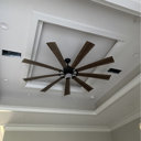 Foundry Select 70'' Leavitt 9 - Blade LED Windmill Ceiling Fan with ...