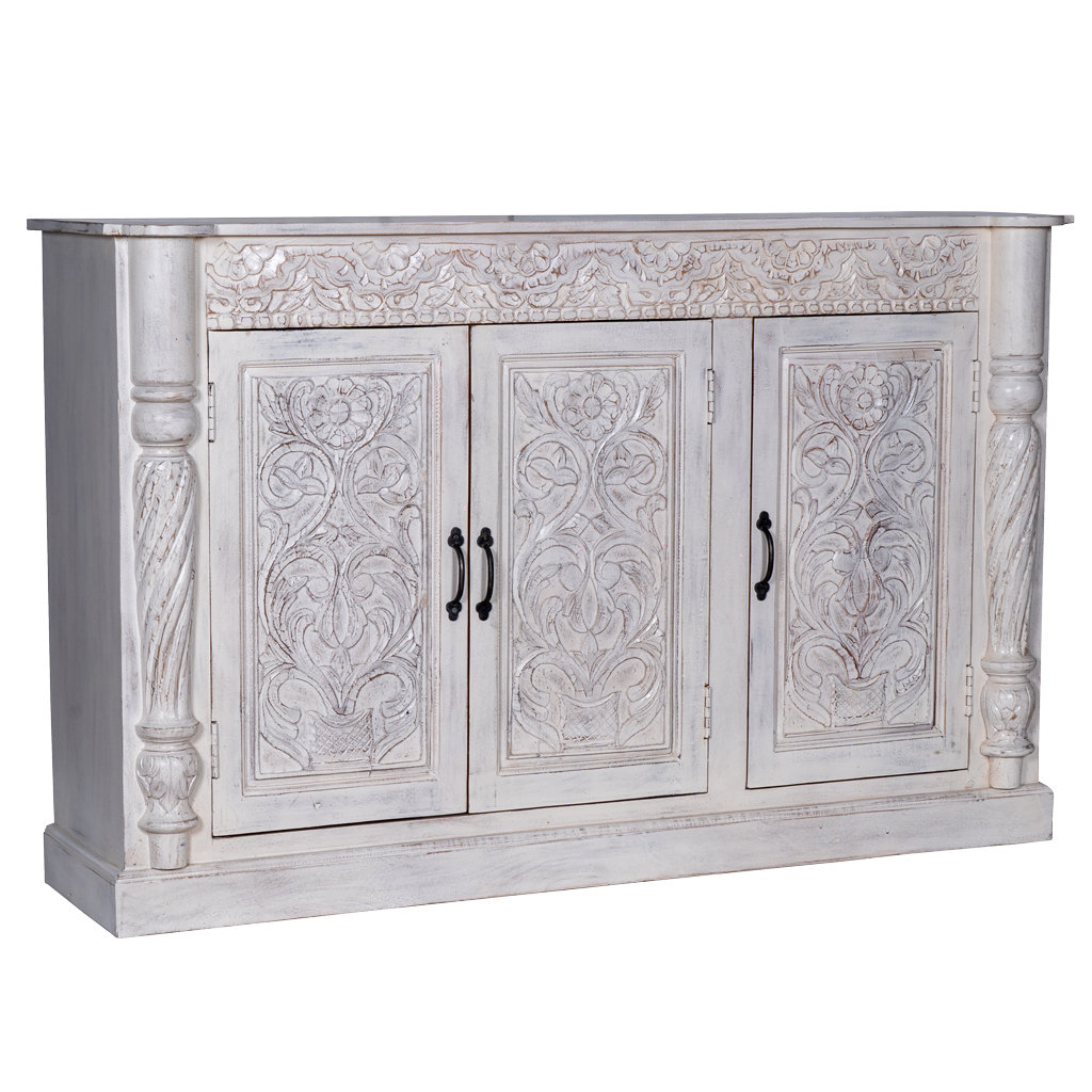 Bungalow Rose Tabiauea 60'' Wide Solid Wood Sideboard | Wayfair