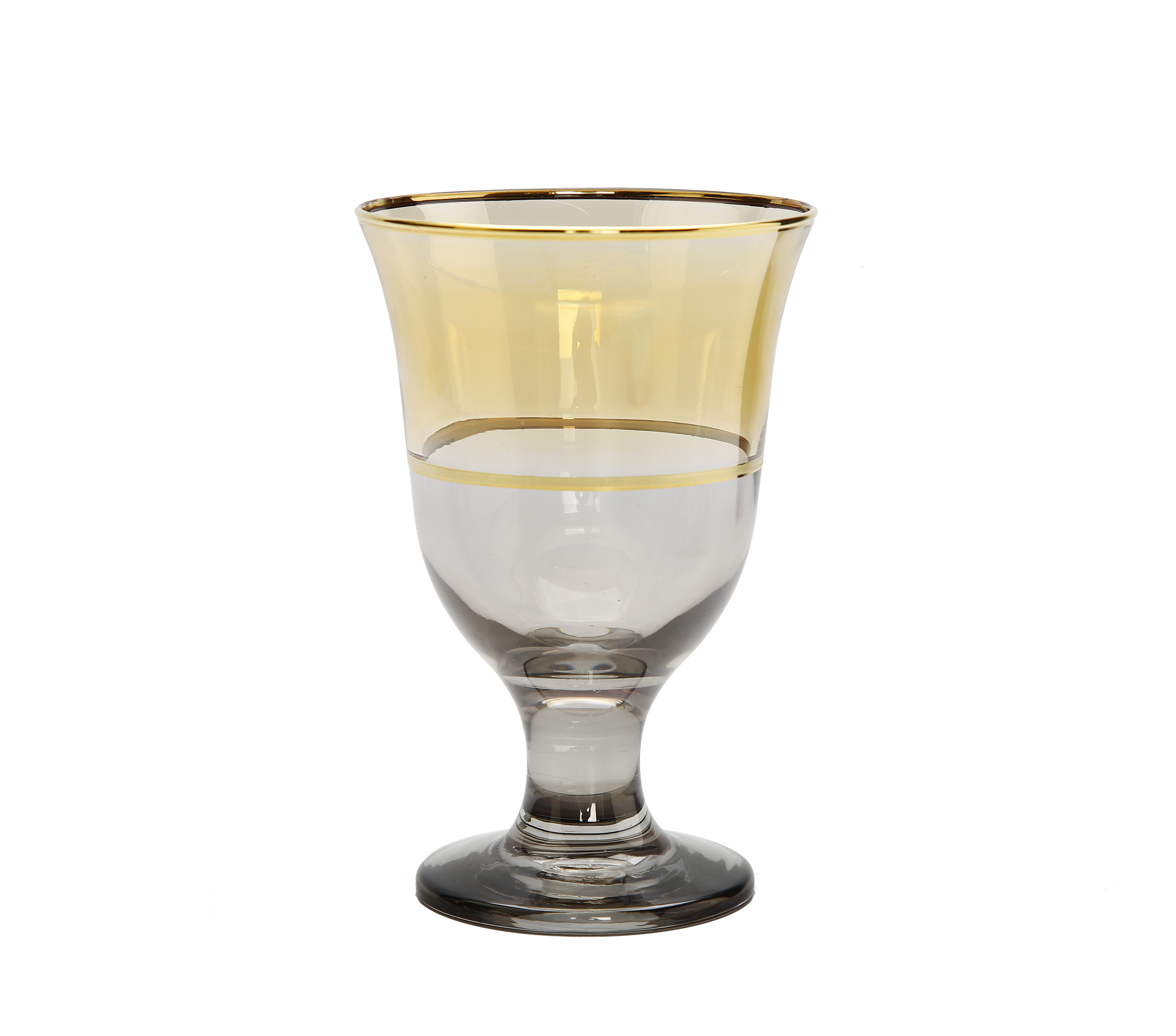 ClassicTouch 6 Piece 8 oz. Glass Goblet Set | Wayfair