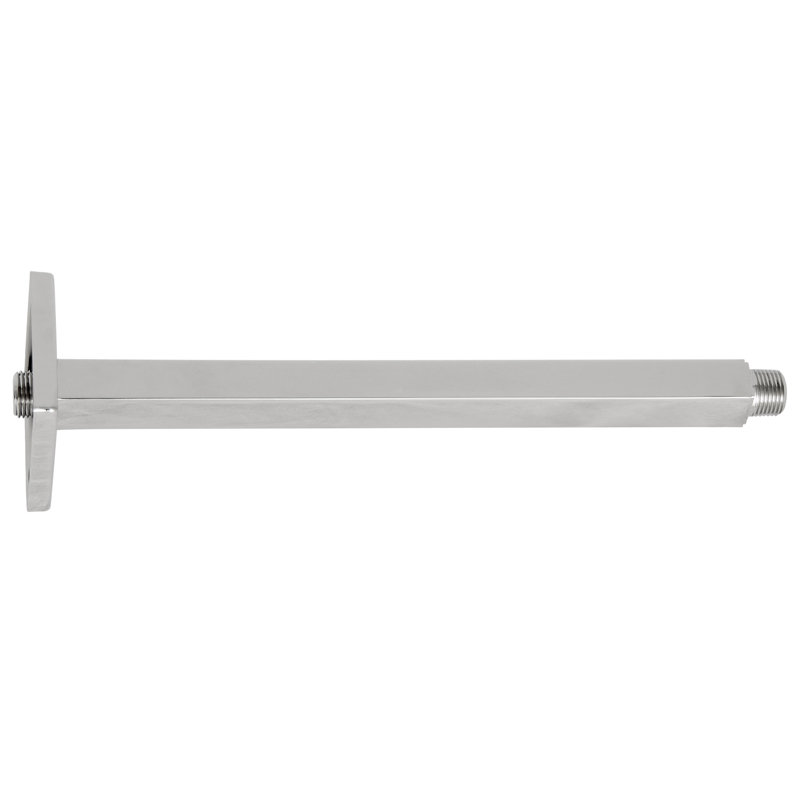 Barclay Ceiling Mount Modern Square Shower Arm with Flange | Wayfair