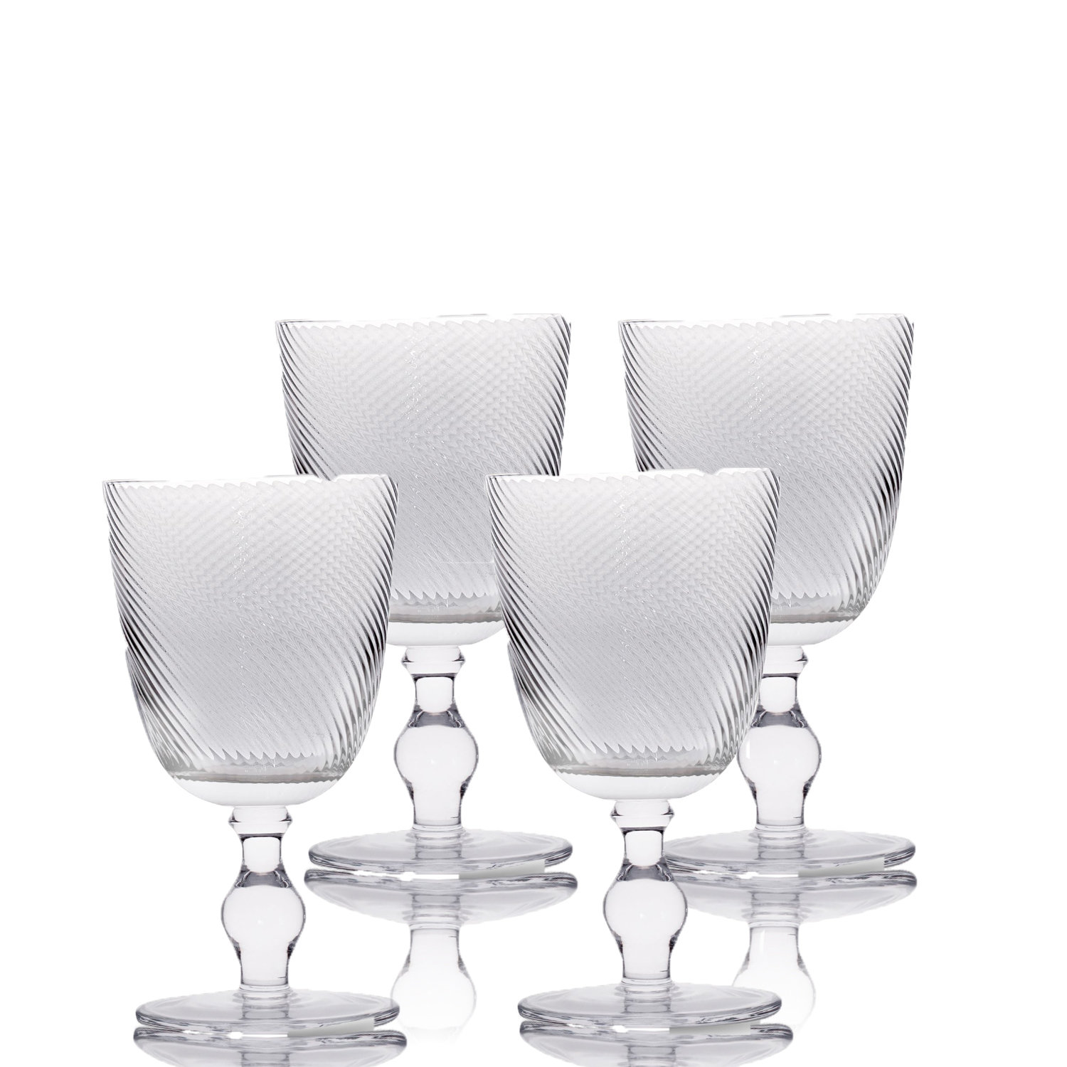Brilliant 4 Piece Crystal Assorted Glassware Set | Wayfair