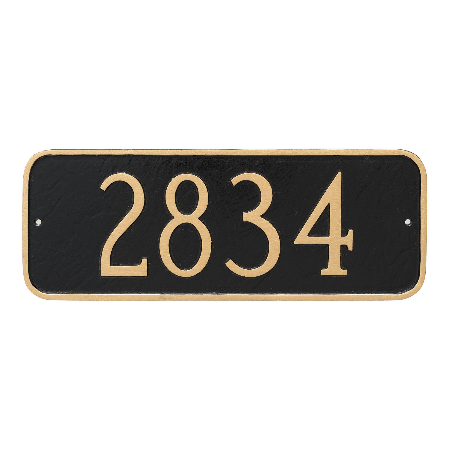 Montague Metal Products Rectangle Address Sign | Wayfair