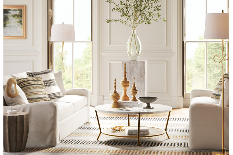 Learn How to Decorate a Round Coffee Table With These 7 Tips | Joss & Main