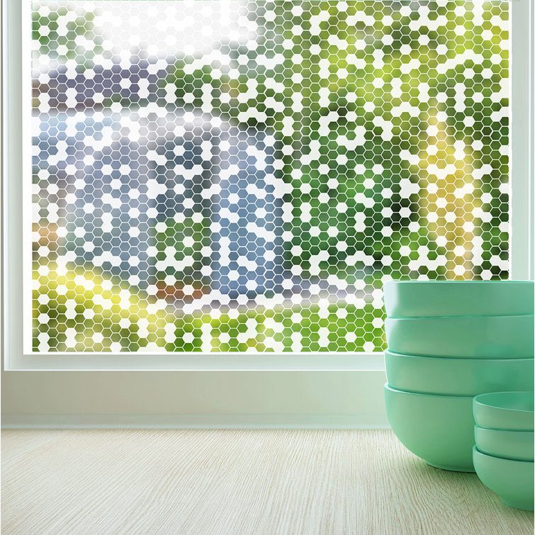 Stick Pretty Honeycomb Sheer Window Film | Wayfair