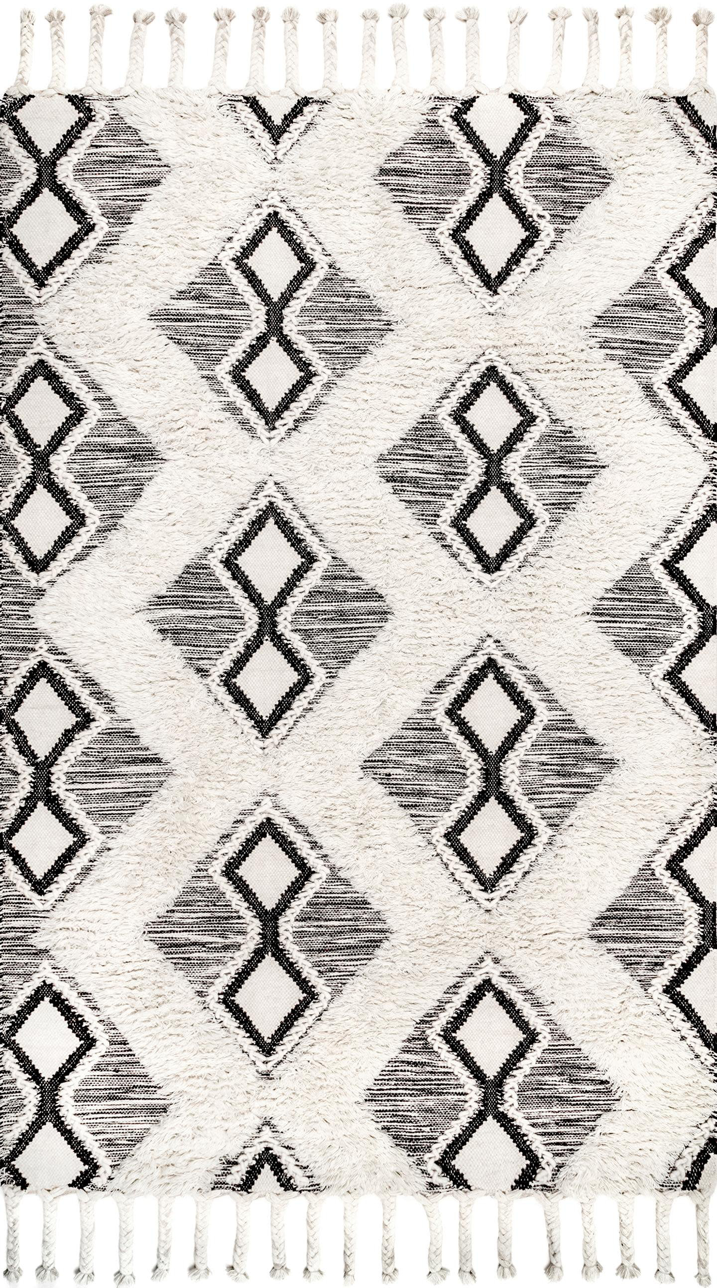 Union Rustic Stgermain Handmade Wool Gray Rug | Wayfair