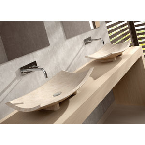 MaestroBath Maestro Bath Bora 16'' Stone Rectangular Vessel Bathroom ...