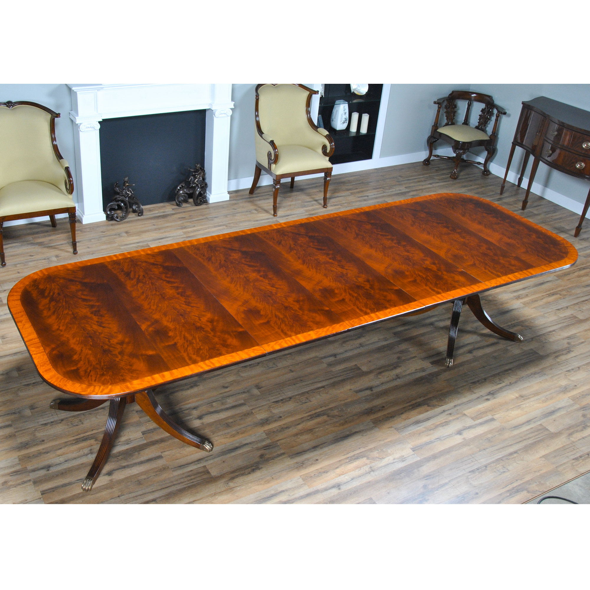 Niagara 48'' Mahogany Solid Wood Dining Table | Wayfair