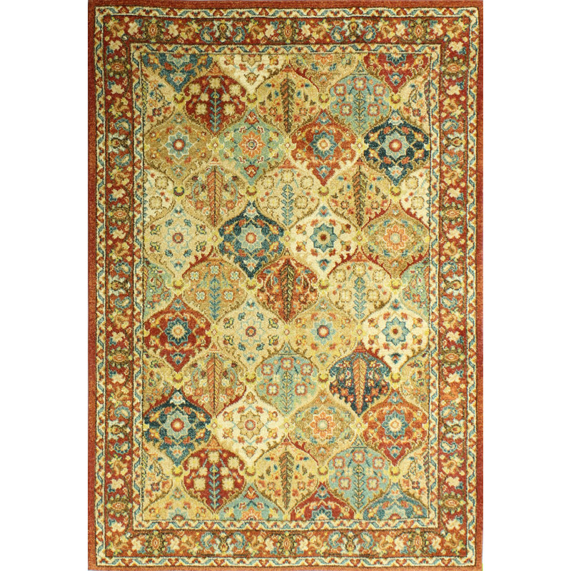 Three Posts Swifton Oriental Red/Orange Area Rug & Reviews | Wayfair