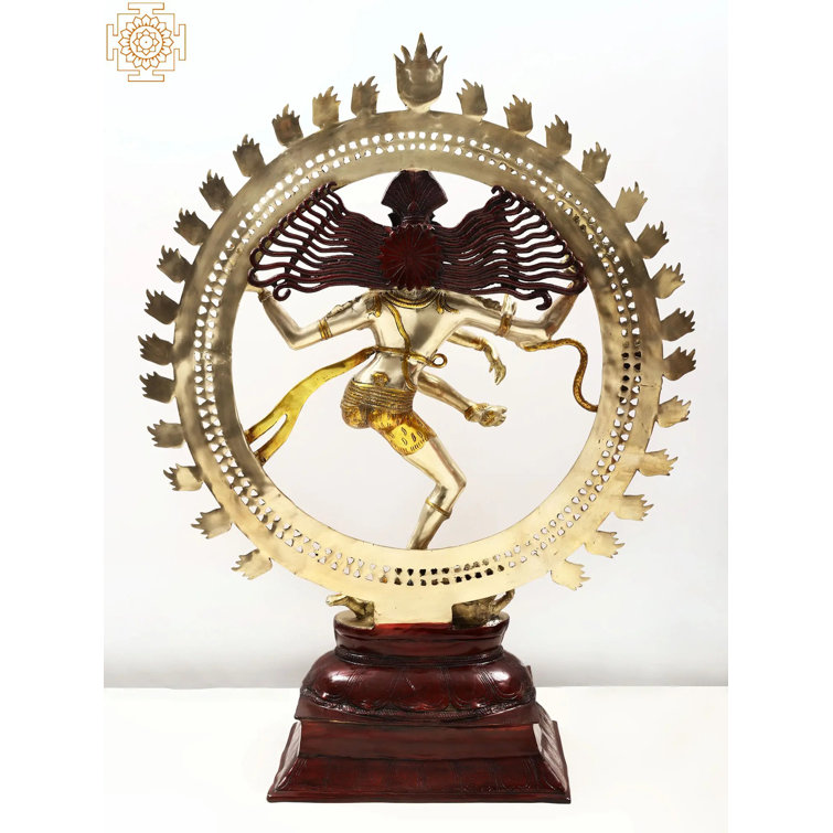 Exotic India Large Size Nataraja Dancing On Apasmara Statue | Wayfair