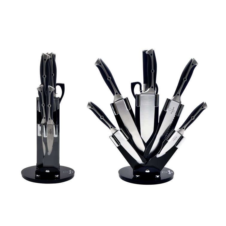 Prime Cook 8 Piece Knife Block Set & Reviews | Wayfair