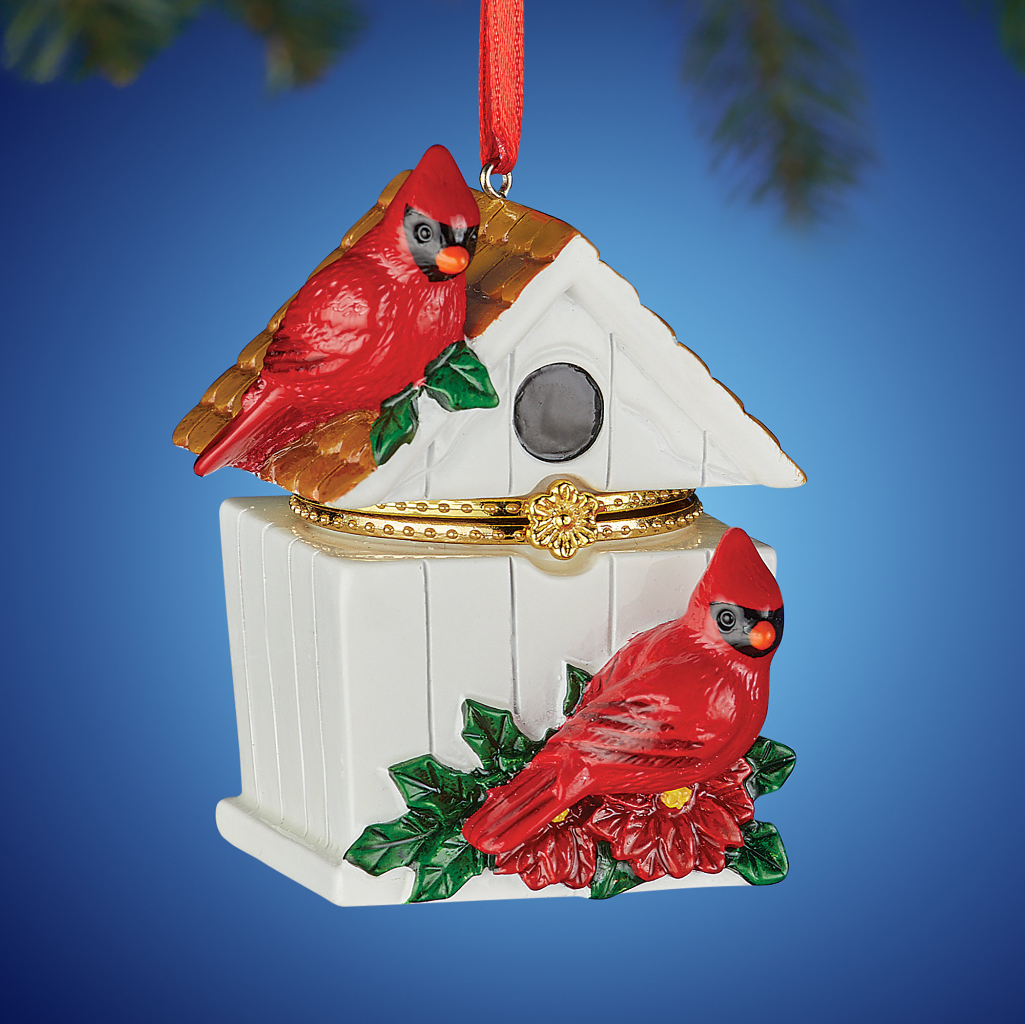 The Holiday Aisle® Cardinal Holiday Shaped Ornament | Wayfair
