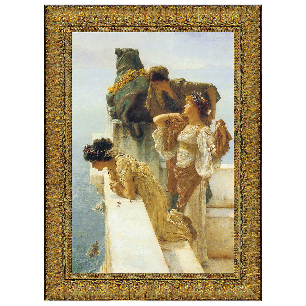 Vault W Artwork A Coign Of Vantage, 1895 by Sir Lawrence Alma-Tadema ...