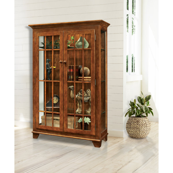 Darby Home Co Kyles 40'' Wide Curio Cabinet with Lighting & Reviews ...