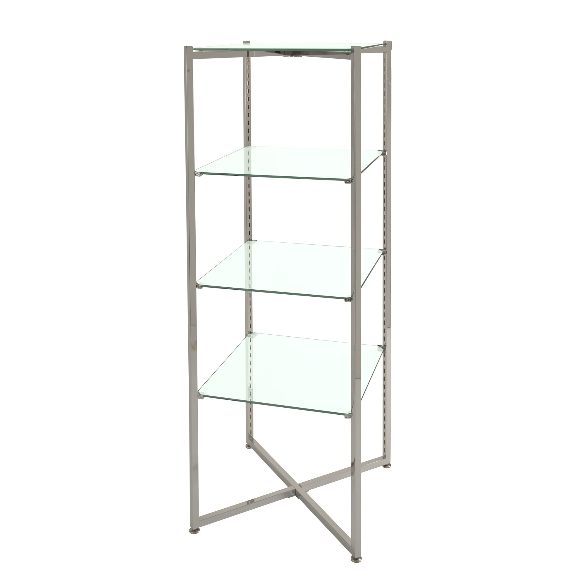 Econoco 52'' H x 18'' W Metal Tower Display Case | Wayfair