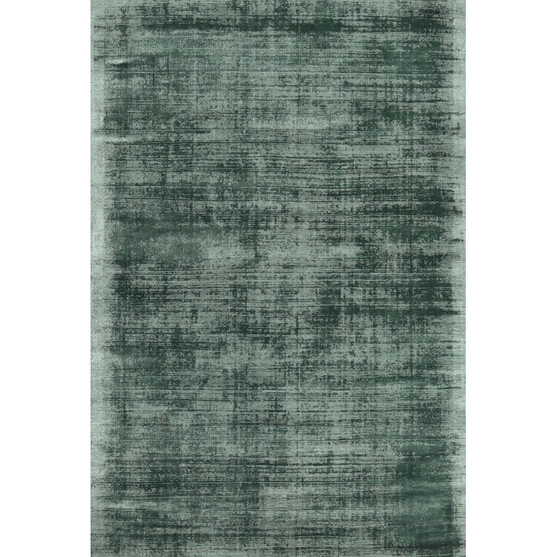 East Urban Home Contemporary Sea Green Area Rug | Wayfair