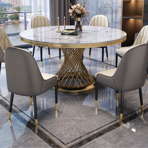 Luxury Round Dining Tables | Perigold