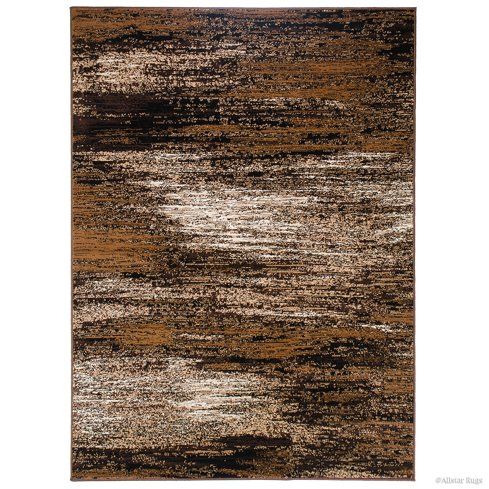 17 Stories Misouk Abstract Chocolate Area Rug & Reviews | Wayfair