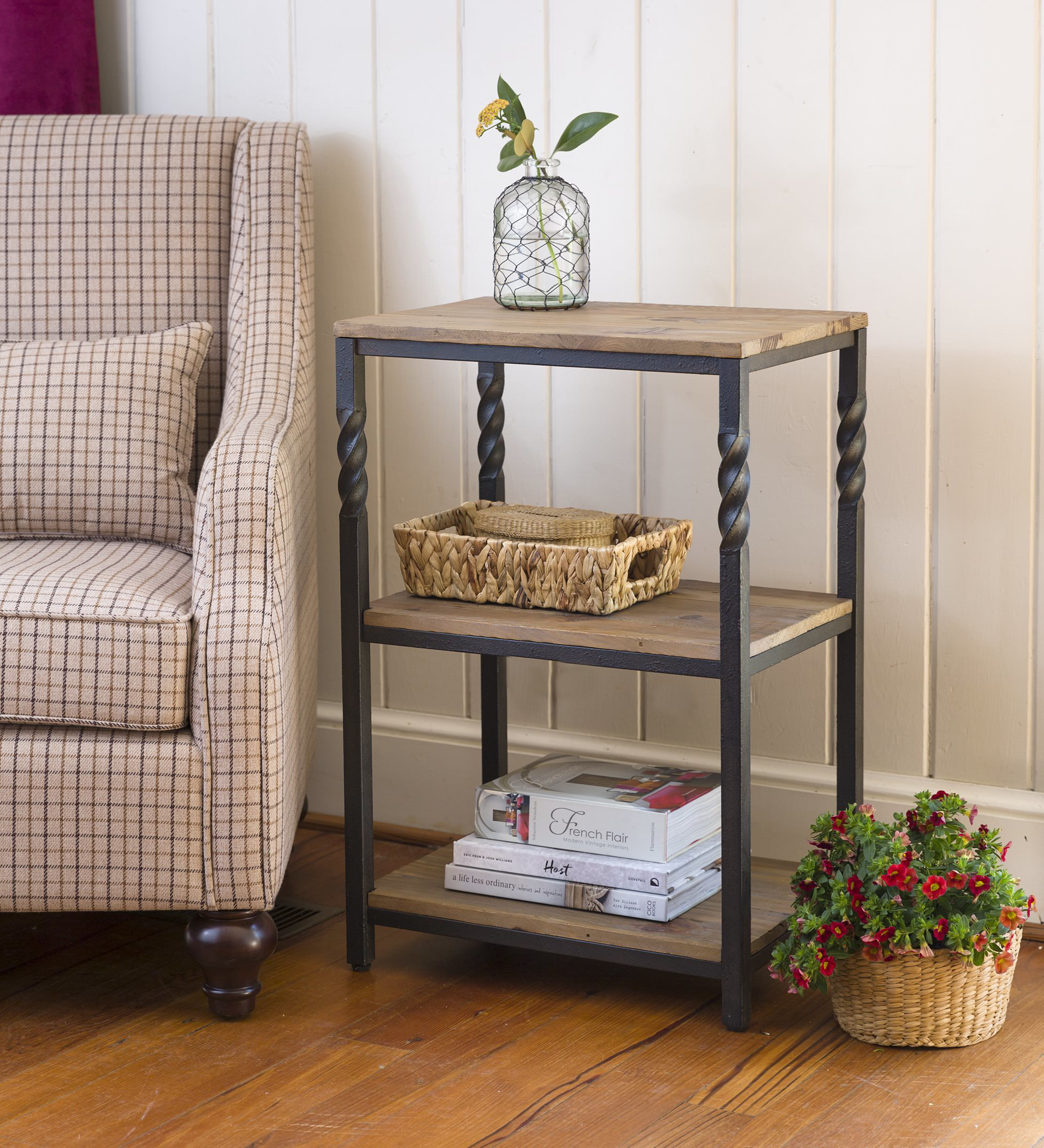 Plow & Hearth Deep Creek 30'' Tall Solid Wood End Table & Reviews | Wayfair