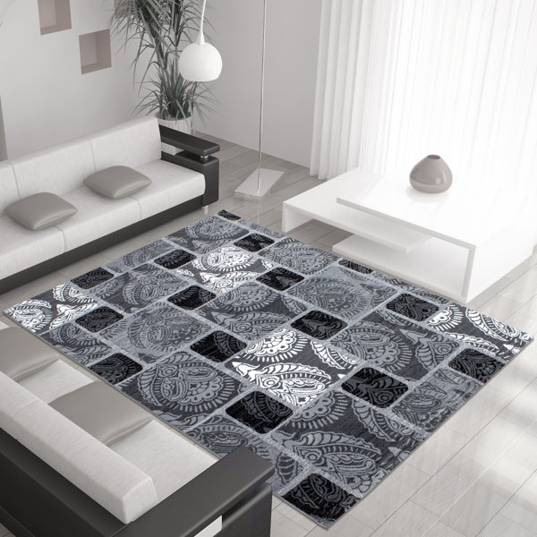 Ayyildiz Hali Miami 6570 Black Area Rug | Wayfair.co.uk