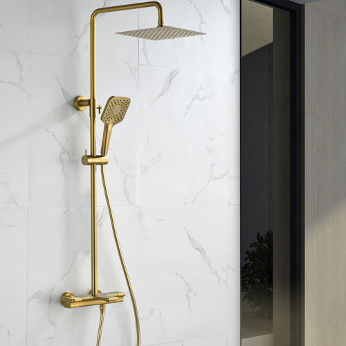XIZZI Bathroom Complete Shower System & Reviews | Wayfair