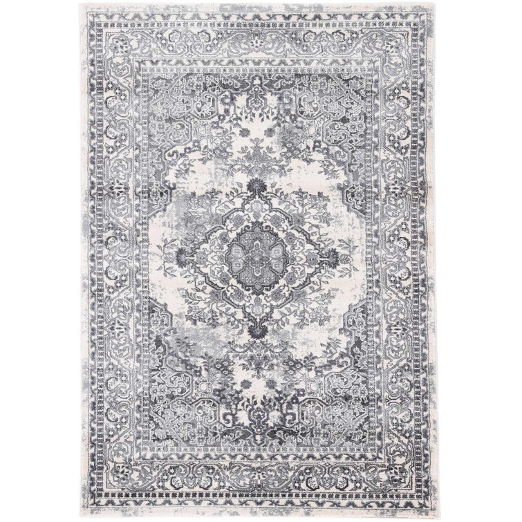 Carpetfine Suna Vintage Grey Rug | Wayfair.co.uk