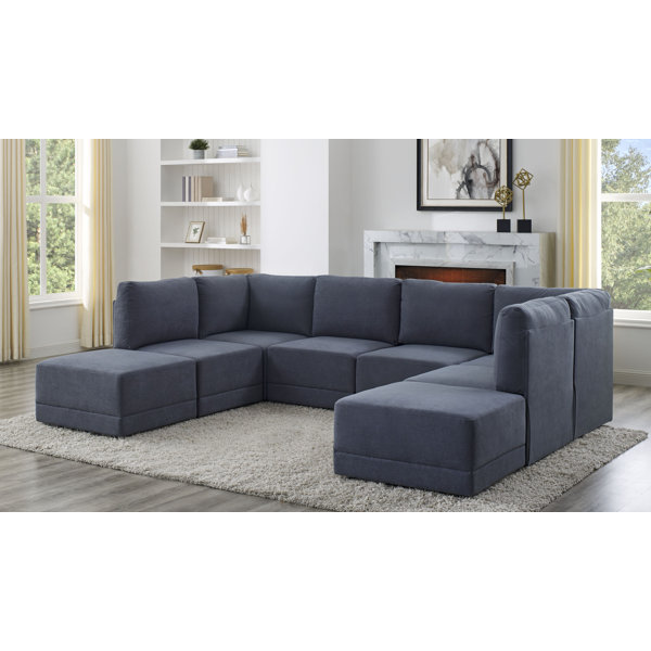 Sectional With Corner Table | Wayfair