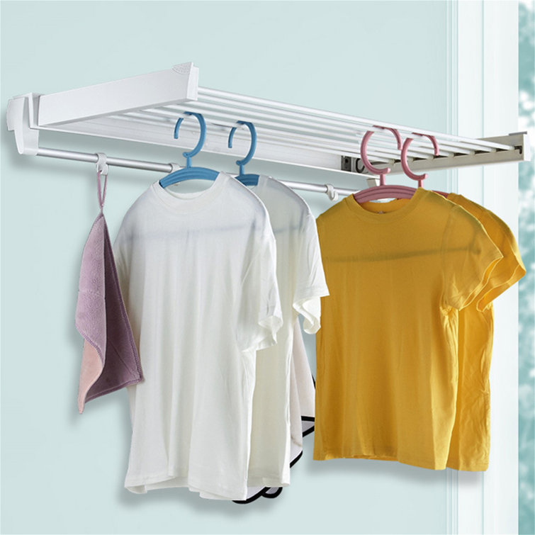 Rebrilliant Collapsible Wall-Mounted Drying Rack & Reviews | Wayfair