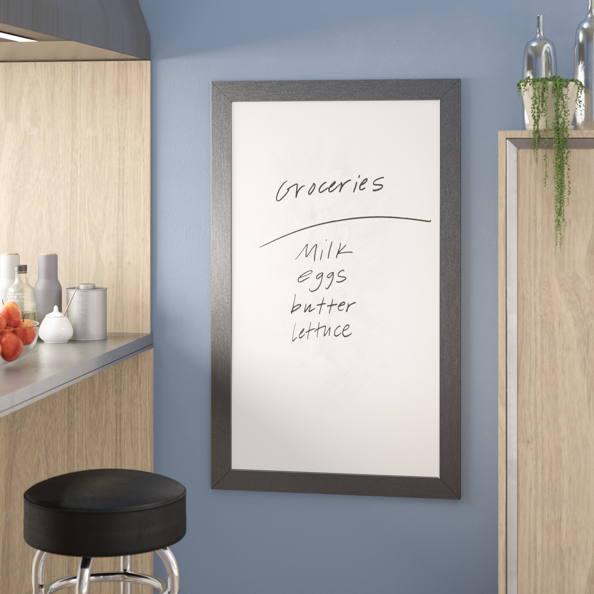 Orren Ellis Wall Mounted Dry Erase Board | Wayfair