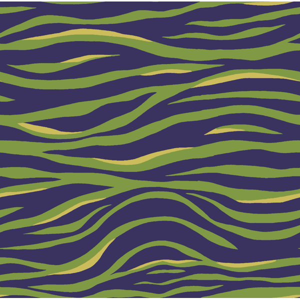 Wrought Studio Coltyn Colored Zebra Print 100% Cotton Fabric | Wayfair