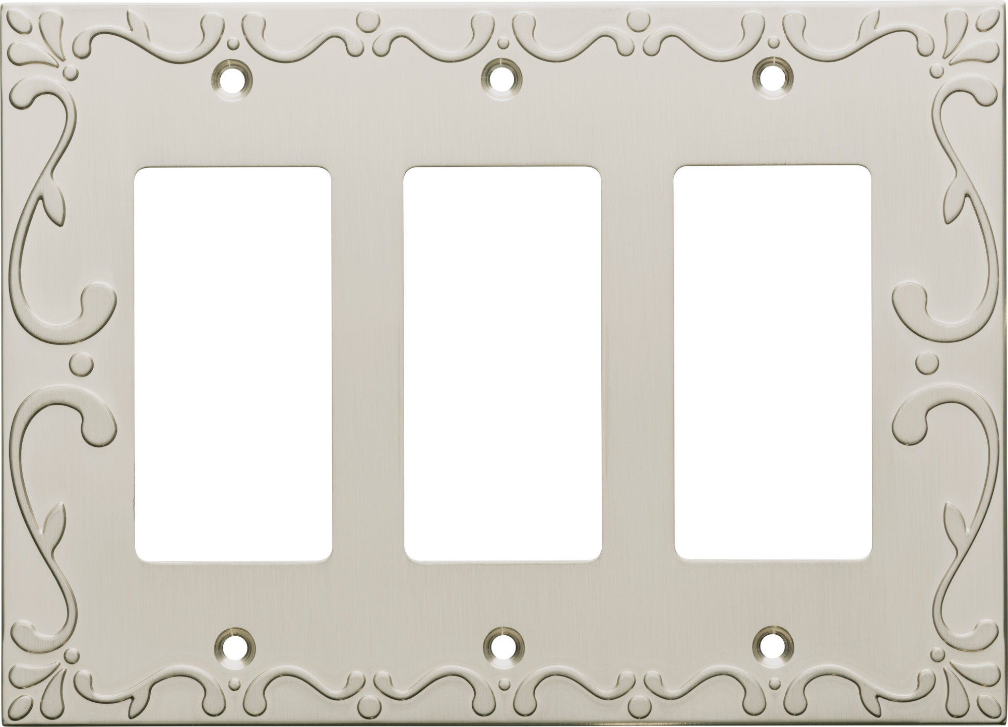 Franklin Brass Classic Lace 3-Gang Rocker Wall Plate & Reviews | Wayfair