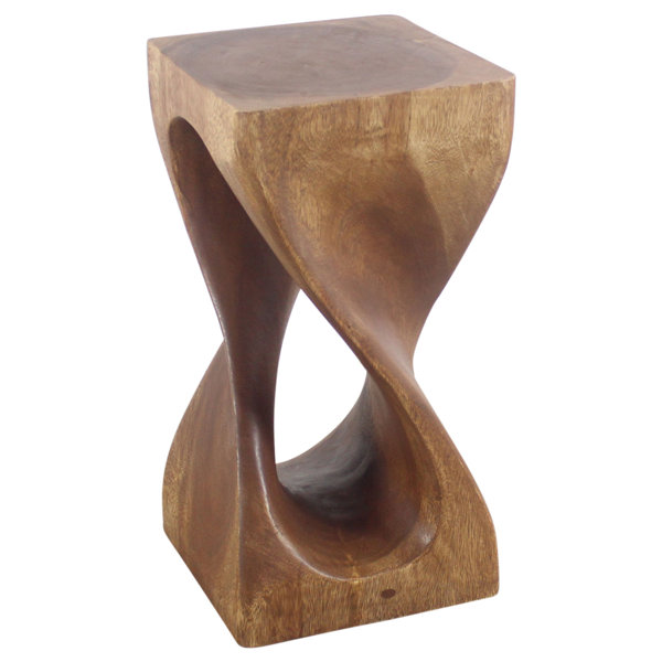 Union Rustic Lawhon 23'' Tall Solid Wood Abstract End Table & Reviews ...