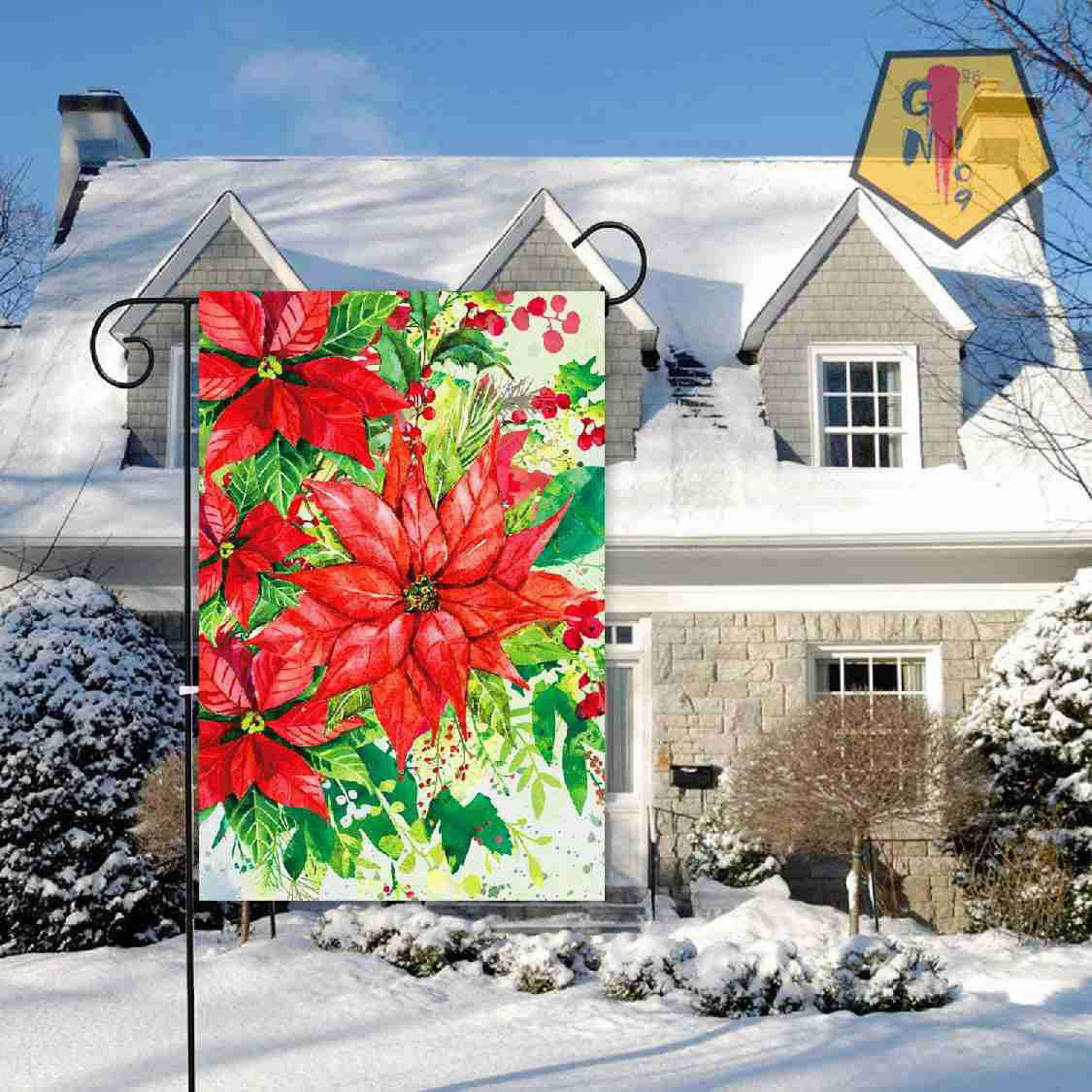 GN109 Welcome Garden Flag Double Sided Vertical Garden Yard Flags ...