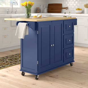 Wayfair | Blue Kitchen Islands & Carts You'll Love in 2023