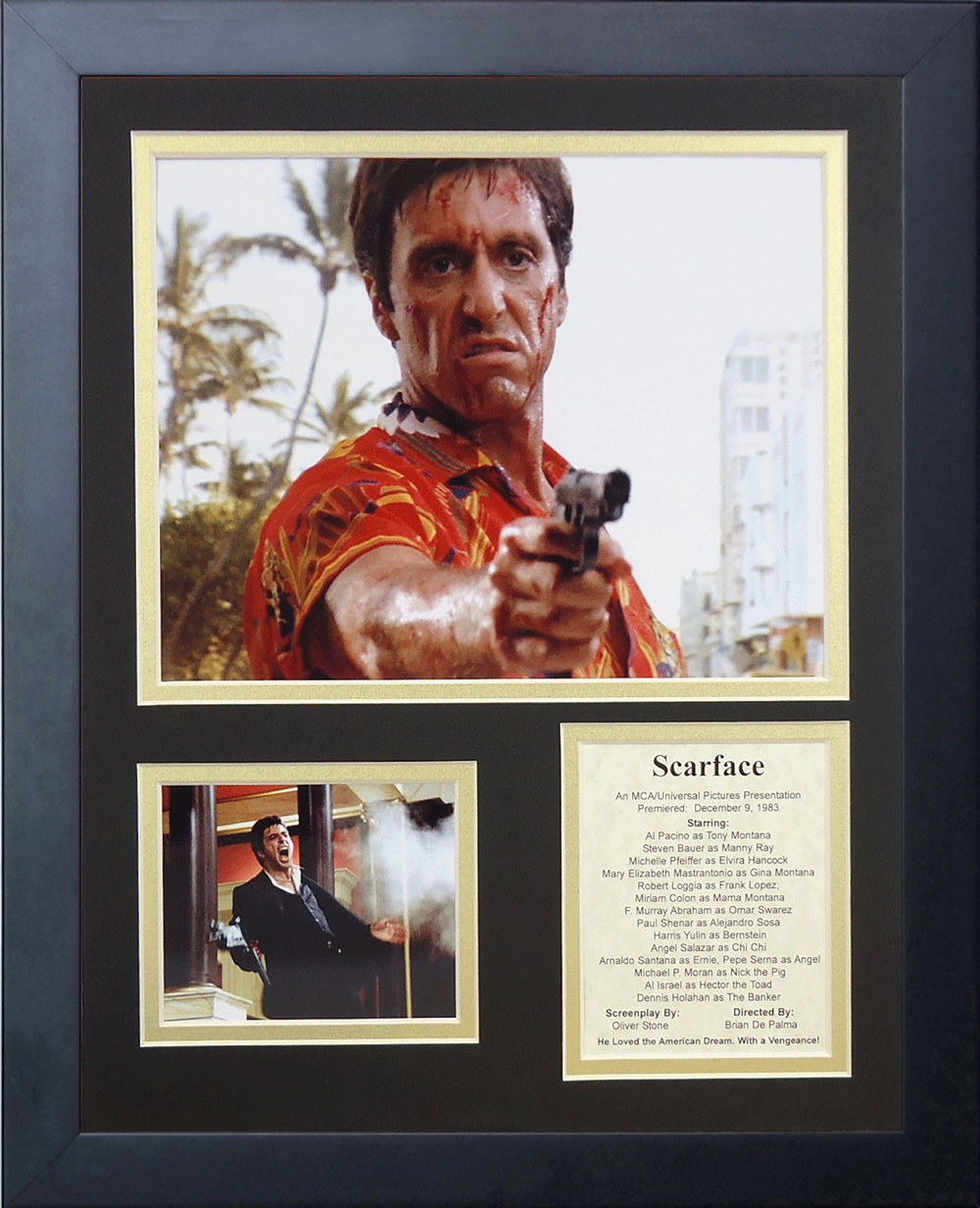 Legends Never Die Scarface Picture Frame Memorabilia | Wayfair