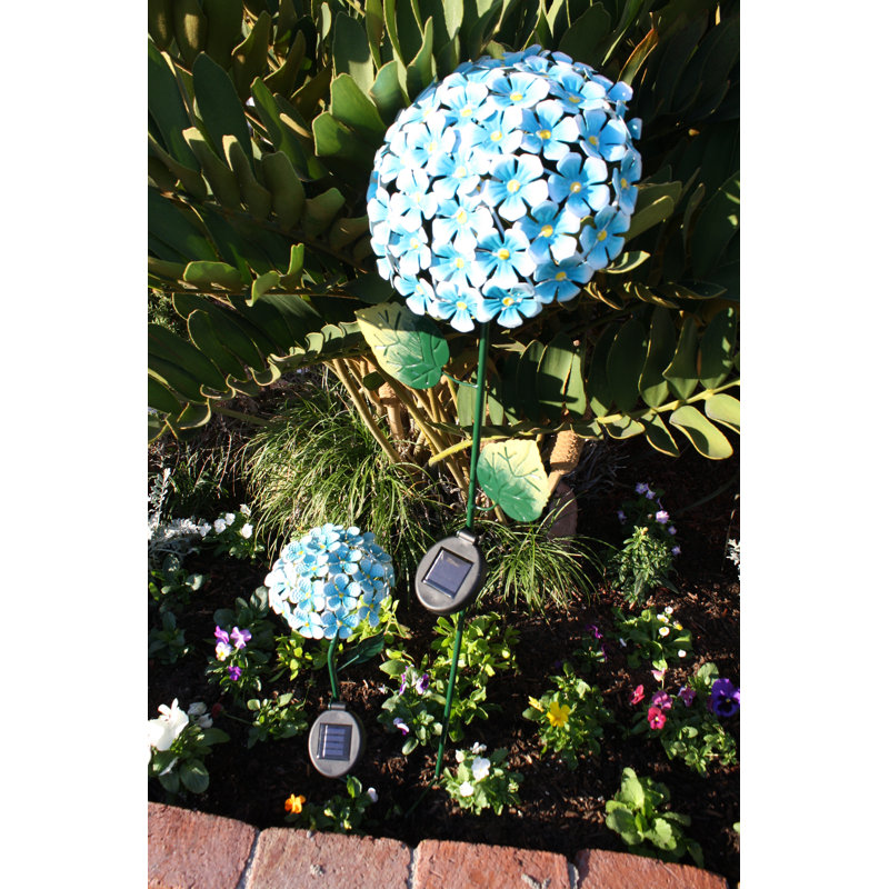 August Grove® Soham Hydrangea Garden Stake & Reviews | Wayfair