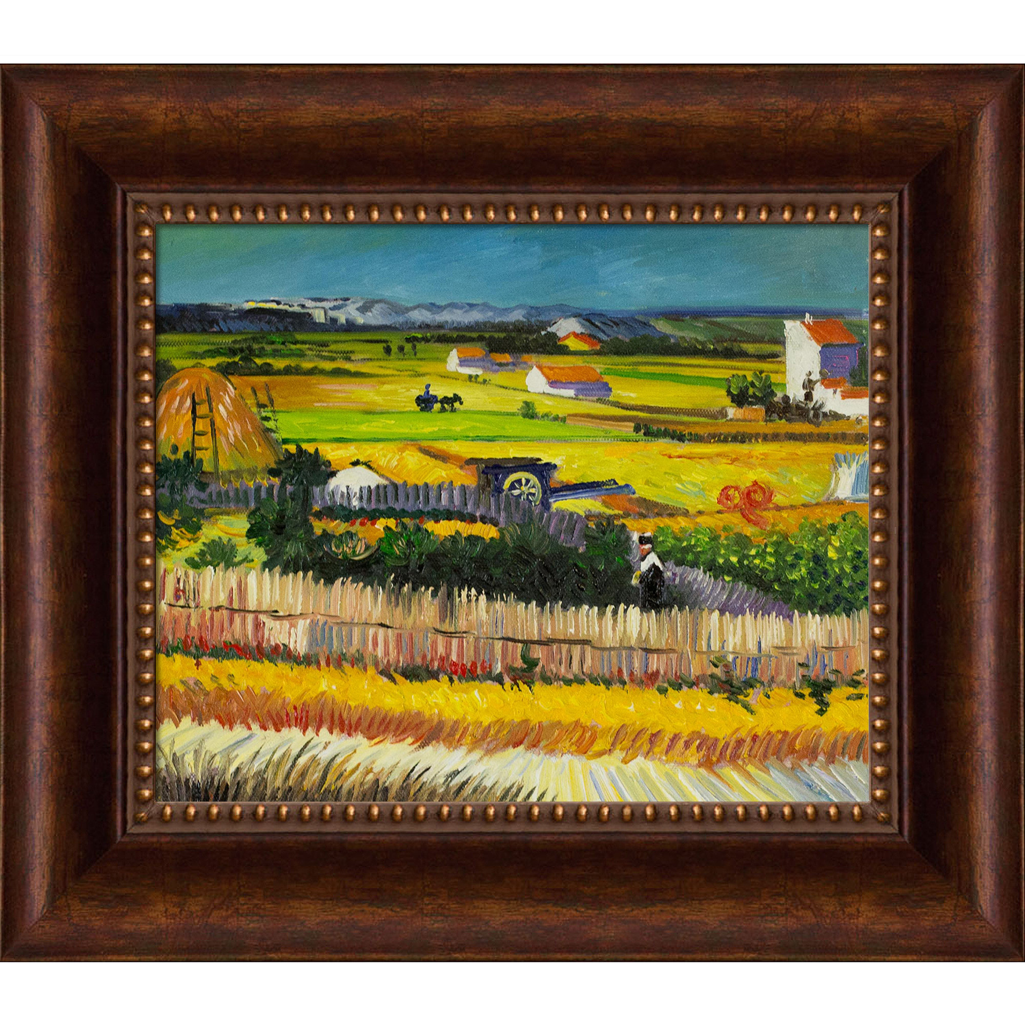 Wildon Home® The Harvest by Vincent Van Gogh - Picture Frame Painting ...