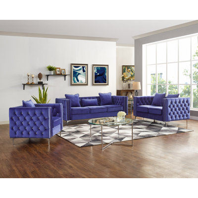 Blue Living Room Sets You'll Love in 2019 | Wayfair