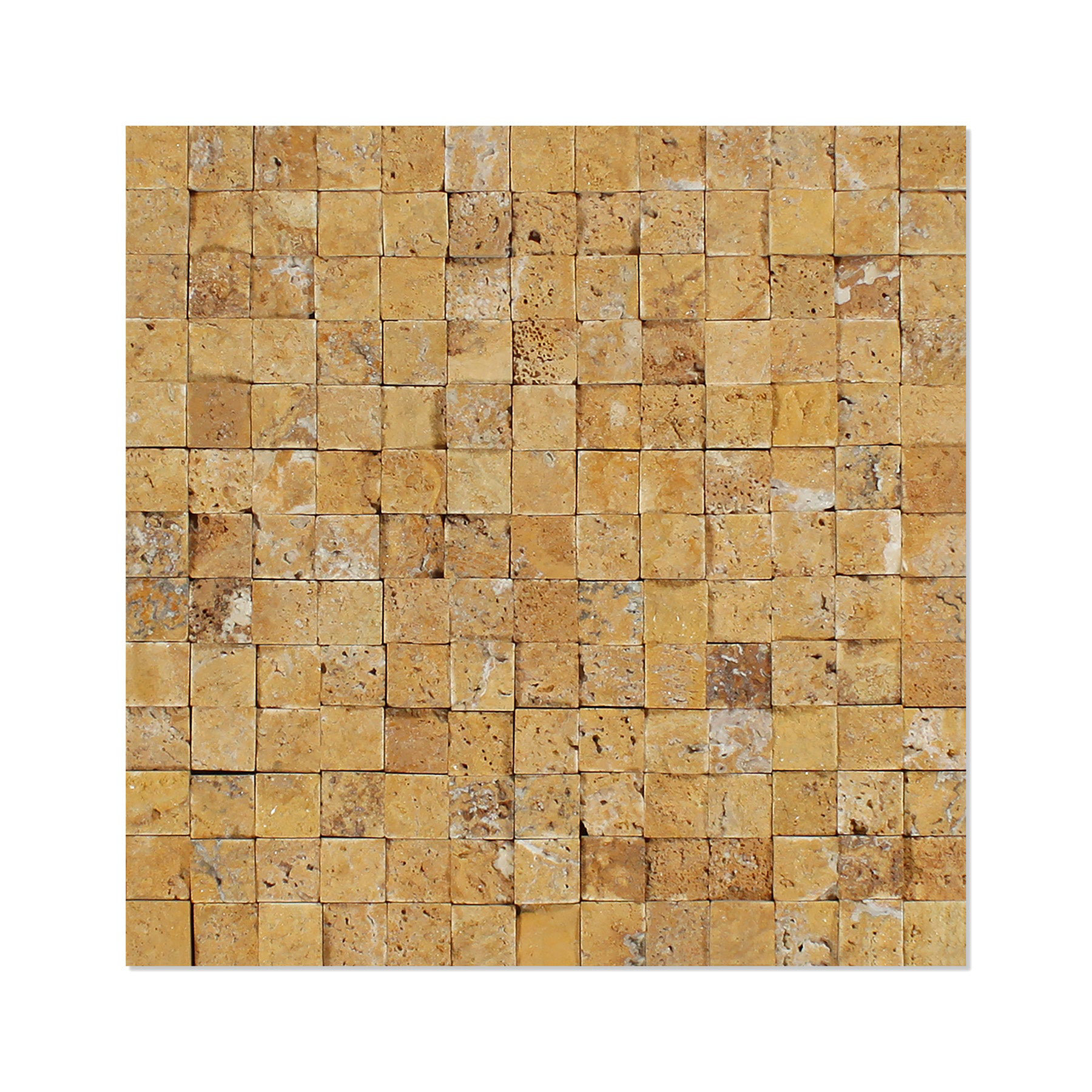 Stone & Tile Shoppe, Inc. Travertine Grid Mosaic Wall & Floor Tile ...