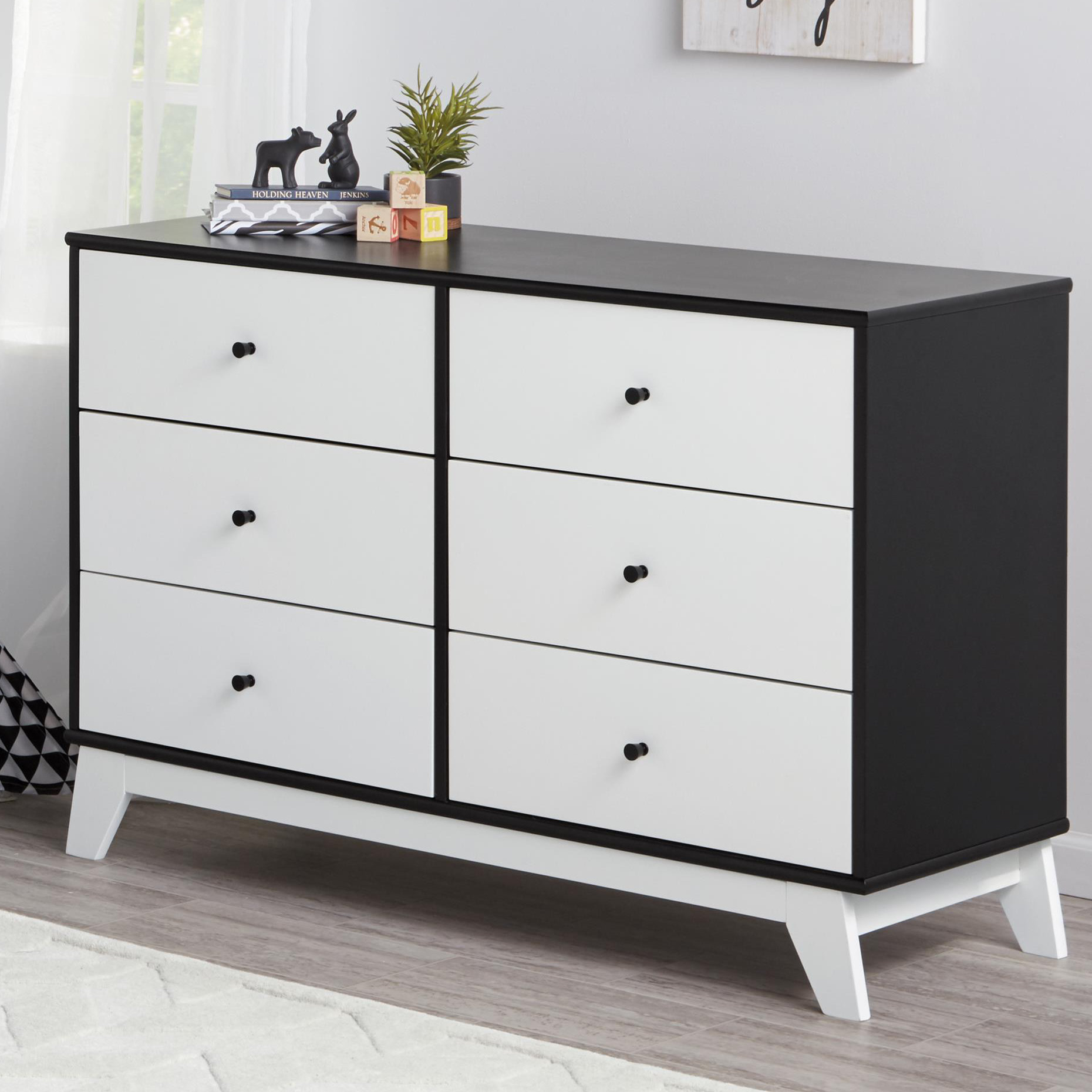 Little Seeds Rowan Valley Flint 6 Drawer Double Dresser & Reviews | Wayfair