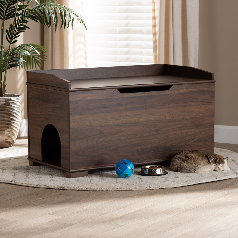 Mercury Row® Brentley Wood Litter Box Enclosure | Wayfair