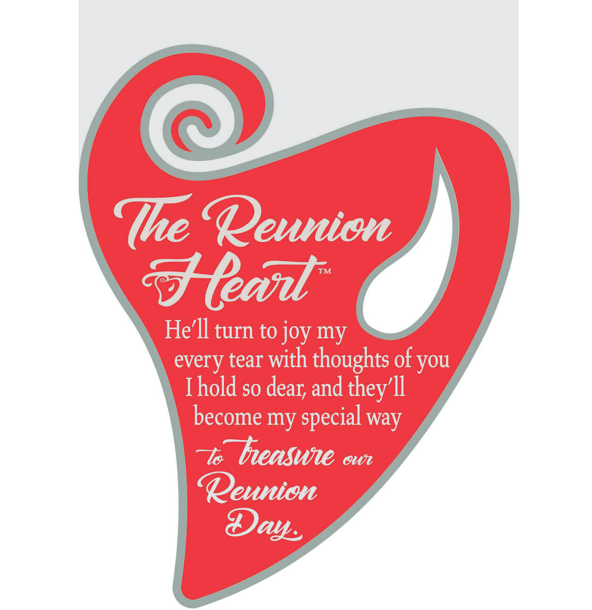 DicksonsInc Applique Reunion Heart Outdoor 2-Sided Nylon 18 x 13 in ...
