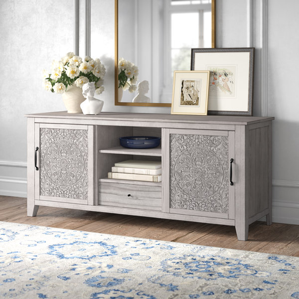 Kelly Clarkson Home Orellana Solid Wood TV Stand for TVs up to 75 ...