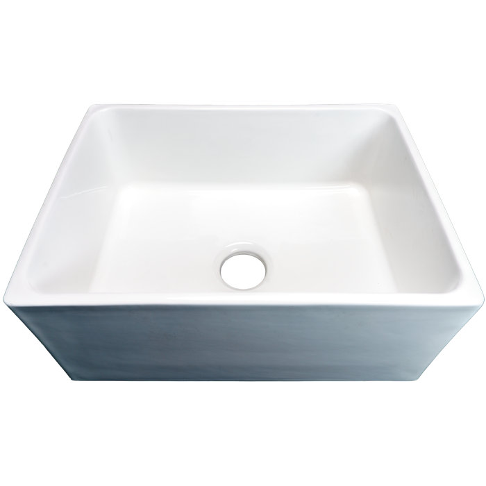 Alpha International 24" L x 18" W Apron Kitchen Sink & Reviews | Wayfair