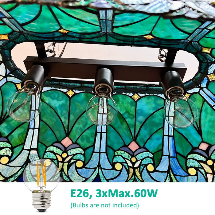 Bloomsbury Market Tiffany Pool Table Lights Dining Room Kitchen Island ...