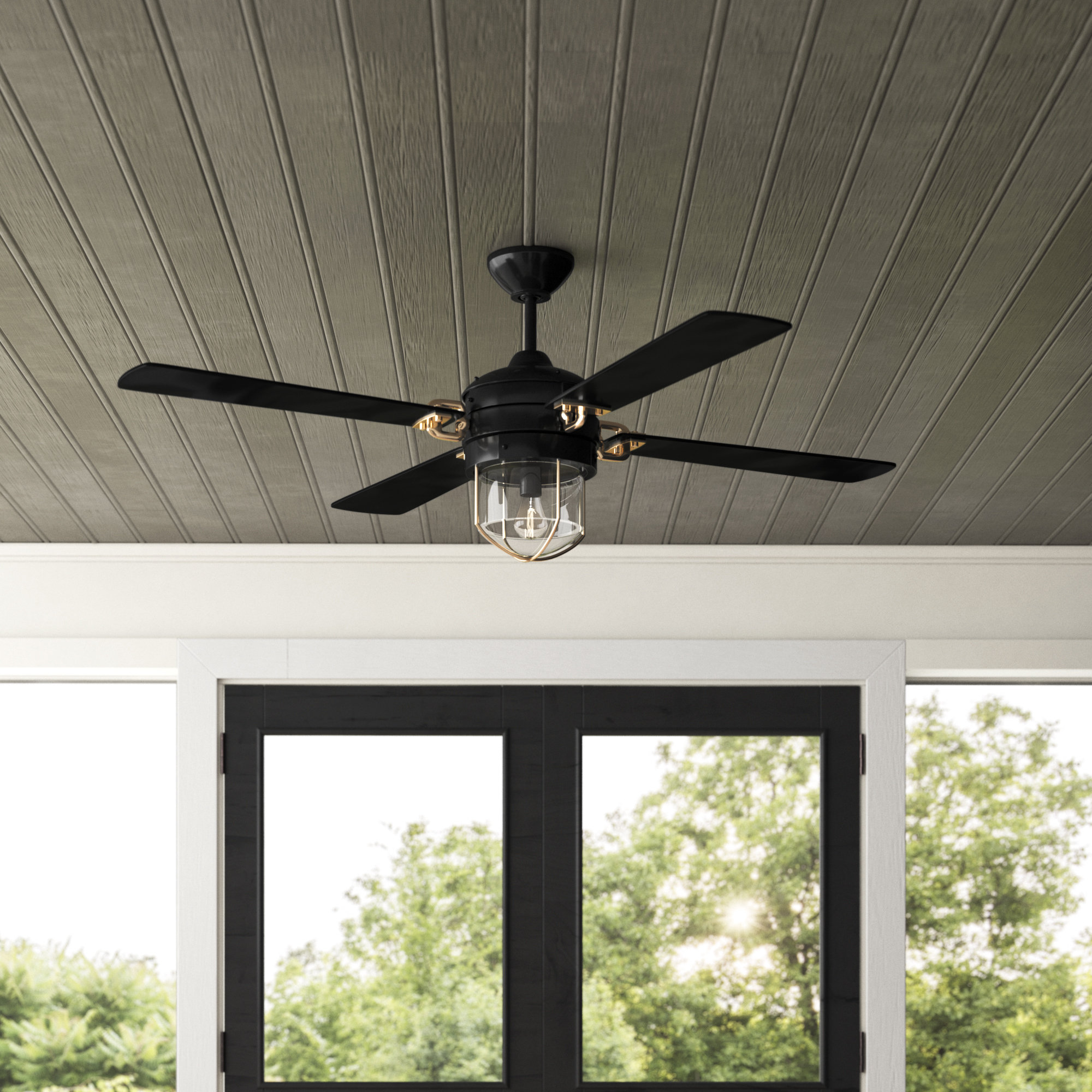 Breakwater Bay Alienor 52'' Ceiling Fan with Light Kit & Reviews | Wayfair